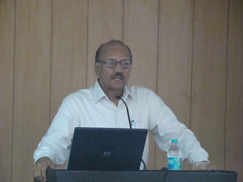 Prof. C.K. Varshney, Former Dean, Jawaharlal Nehru University delivers ...