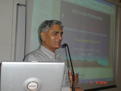Dr. Chandra Mittal, Professor, Northeast College, Houston, Texas, USA ...