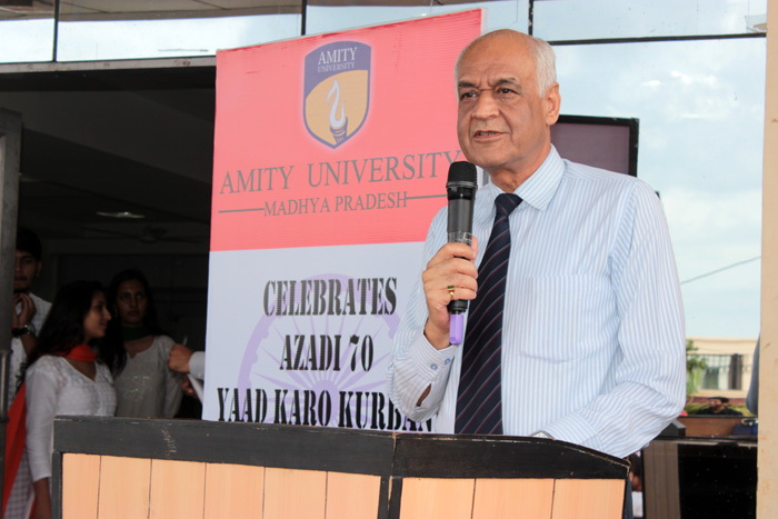 Amity University Madhya Pradesh celebrates AZADI-70 “Yaad Karo Kurbani ...