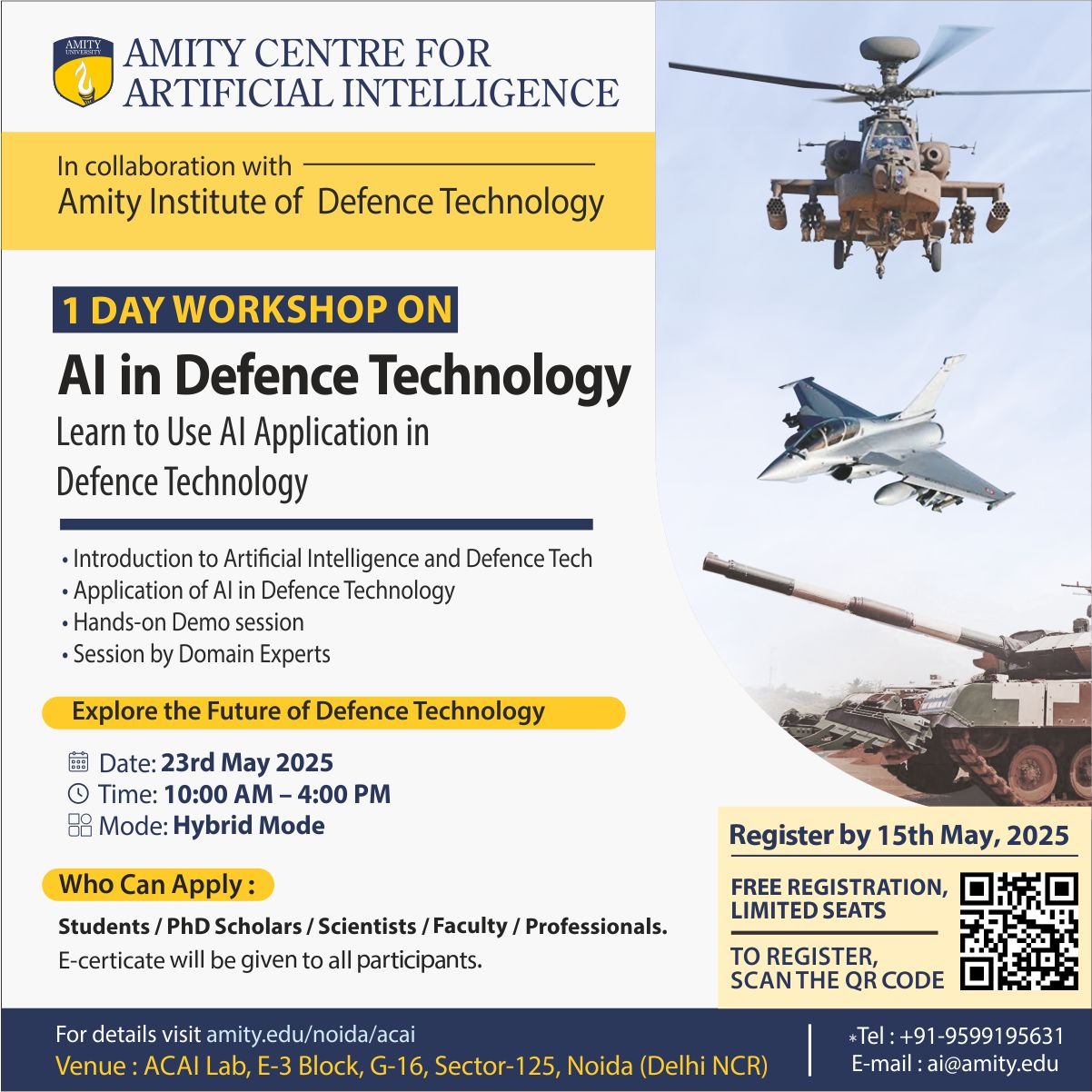 Programmes in Defence Technology